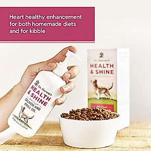 Dr. Harvey's Health & Shine Salmon and Krill Fish Oil for Dogs- Supports Healthy Heart, Brain, and Eyes (16 FL OZ)