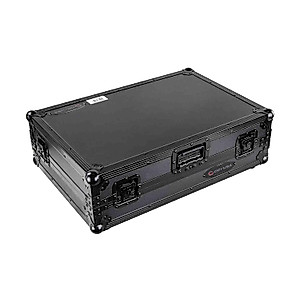 ODYSSEY FZGSPIDDJ8001BL Black Label Glide Style Controller Case Compatible with Pioneer Ddj-800, 1U Rack Space