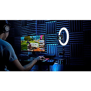 Rockville Halo Tripod Bundle 12" Selfie Light+Powerbank+Remote+Stand+Tray