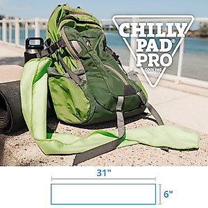 FROGG TOGGS Chilly Pad Pro Sport Microfiber Instant Cooling Towel, Machine Washable, Reusable 31"x6"