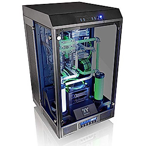 Thermaltake Tower 900 Black Edition Tempered Glass Fully Modular E-ATX Vertical Super Tower Computer Chassis CA-1H1-00F1WN-00