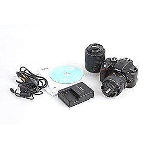 D3300 Nikon 24.5 MP CMOS Digital SLR with DX NIKKOR 18-55MM & 55-200MM Lenses
