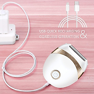 Electric Razor for Women Bikini Trimmer Electric Shaver for Women Cordless USB Rechargeable Wet and Dry use Painless