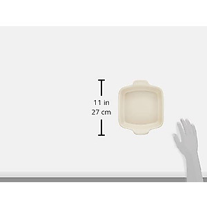 Emile Henry Made In France HR Modern Classics Square Baking Dish 8 x 8" / 2 Qt, Red