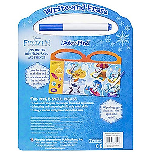 Disney Frozen - Write-and-Erase Look and Find - Wipe Clean Learning Board - PI Kids