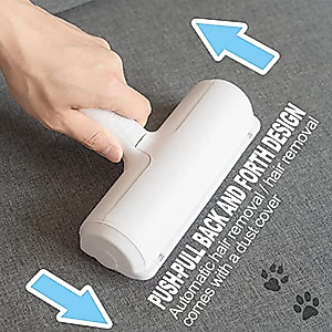 CHORHA Pet Hair Remover Roller - Reusable Dog and Cat Hair Remover for Laundry Dog Hair Remover Tool - Lint Roller for Furniture, Couch, Carpet, Car Seat Blue