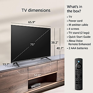 Amazon Fire TV 75" Omni Series 4K UHD smart TV with Dolby Vision, hands-free with Alexa