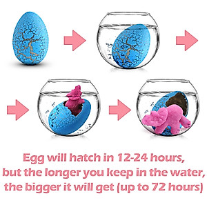 SURCVIO 24 Pack Valentines Day Gifts for Kids, Dinosaur Egg with Dinosaur 3D Greeting Cards for Kids, Valentine's Day School Prize Party Favor, Classroom Exchange Gift Set