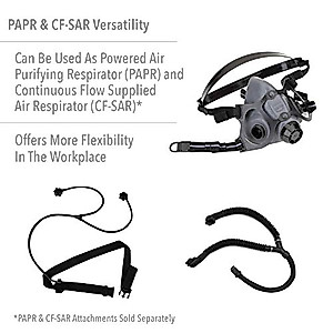 NORTH Honeywell 550030M 5500 Series Low Maintenance Half Mask Respirators, Medium, 1' x 1' x 1' Size