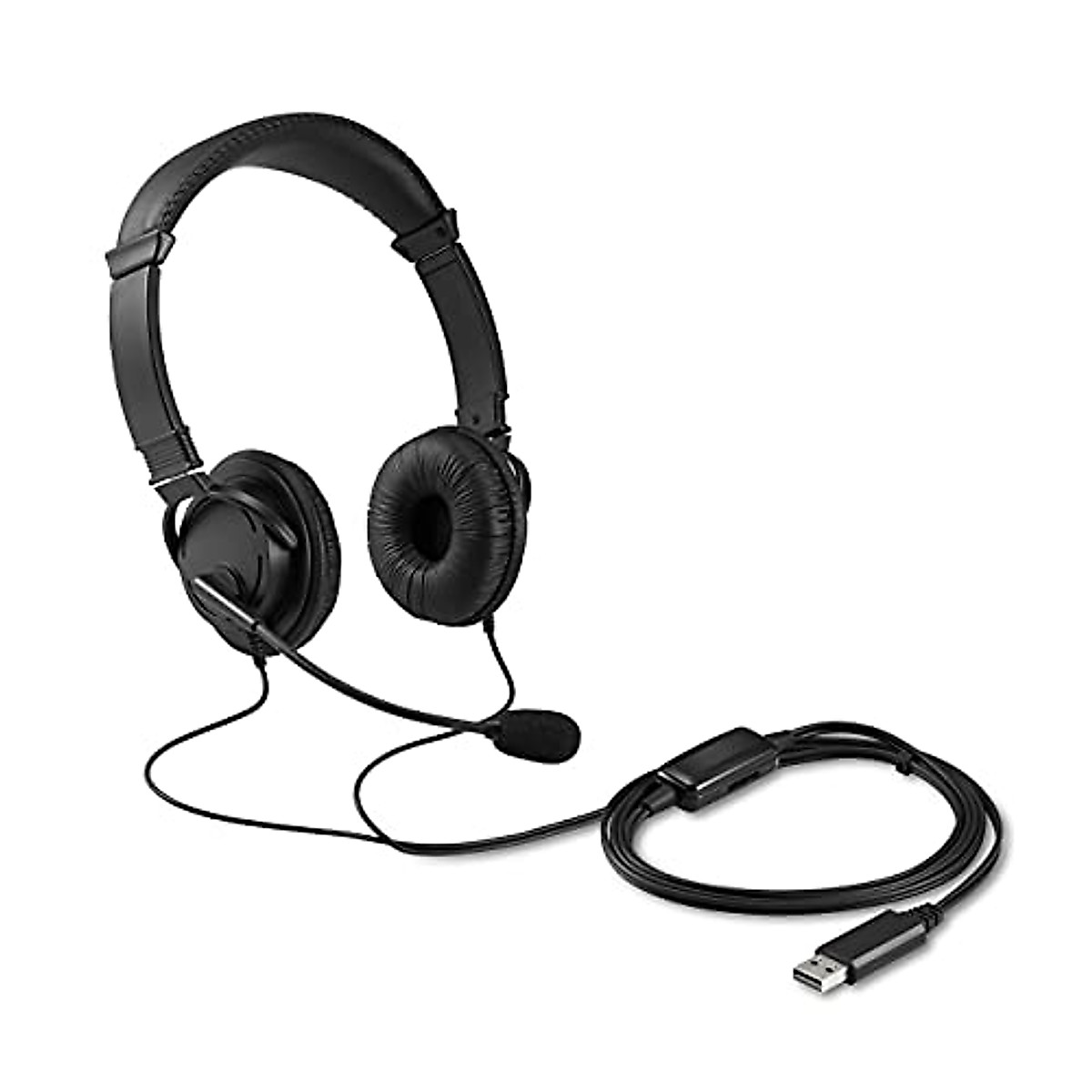 Kensington Hi-Fi USB Headphones with Mic & Volume Control Button (K33065WW)