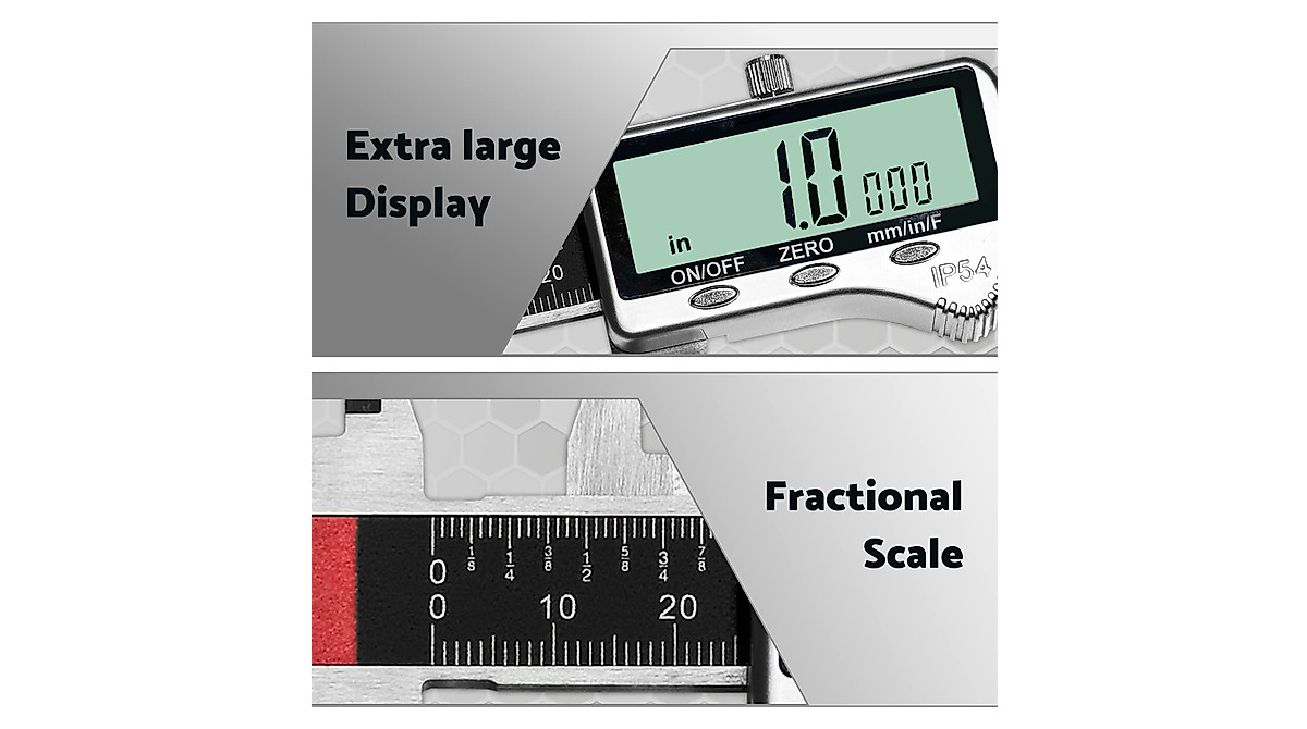 Digital Caliper Measuring Tool - 6 Inch Precision & LCD