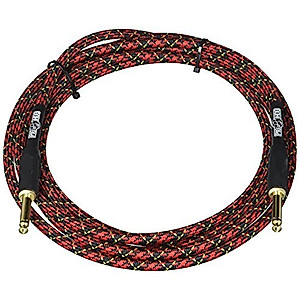 Pig Hog PCH10PL 1/4" to 1/4" Tartan Plaid Guitar Instrument Cable, 10 Feet