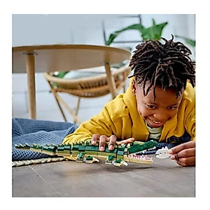 LEGO Creator 3-in-1 Crocodile 31121 Building Toy Featuring Wild Animal Toys (454 Pieces)