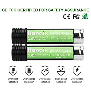 2 Pack 3.6V 3500mAh Replacement for Black and Decker Versapak Battery VP100 VP100C VP105 VP105C VP110 VP110C VP130 VP142 VP143 VP7240 Black and Decker Power Tools(Ni-MH Battery)