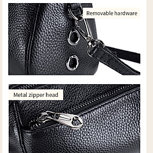 Lecxci Womens Small Leather Crossbody Bag, Zipper Clutch Phone Wallet Purse for Women (Y Light Purple -1)