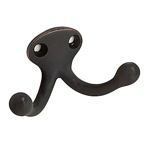 Ives by Schlage 582A-716 Double Wardrobe Hook