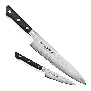 Tojiro DP Damascus 2 Piece Knife Set - 8.25" Chef's Knife with 4" Paring Knife