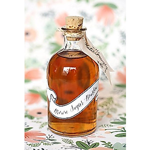 Nakpunar Boston Round Clear Glass Bottle, 8.5 Oz. w/ Cork - ball bottle, round bottle for oils, witch spells, wedding favors, bath bubbles