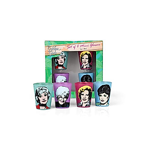 The Golden Girls 2-Ounce Character Mini Glasses | Set of 4