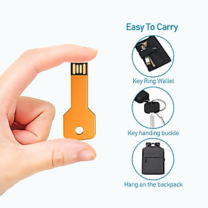 JUANWE 32GB USB Flash Drive 5 Pack 2.0 USB Key Jump Drive Cute Flash Drive Thumb Drive Waterproof Portable Metal Memory Sticks for Computers Zip Drive Pendrive