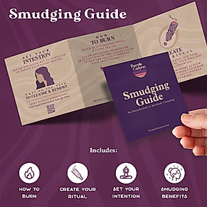 PURPLE CANYON White Sage Bundles - (3 Pack) - Sage Smudge Stick for Home Cleansing Incense Healing Meditation and California Smudge Sticks Rituals (4 Inch)