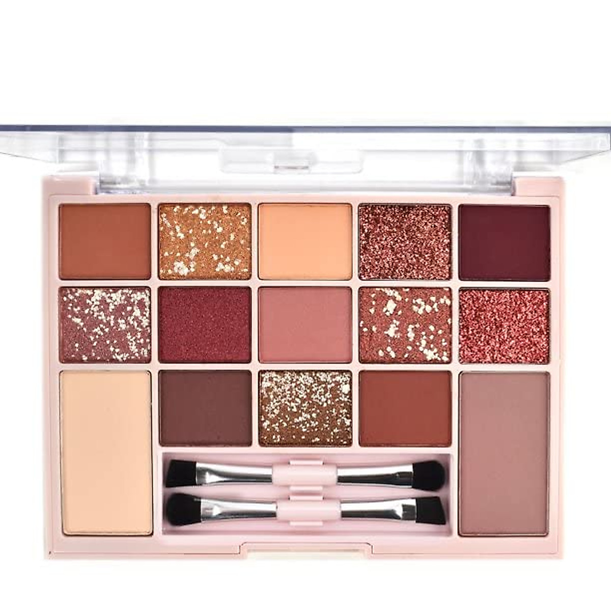 Hard Candy Eyeshadow Palette, Blushful Nudes, 15 Shadows, Mattes & Shimmers