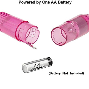 Finever Power Massagers Tool Electric Foot Neck Back Hand Leg Arm Shoulder Massage Aches Sports Recovery for Women (Pink Big and Pocket Massager)