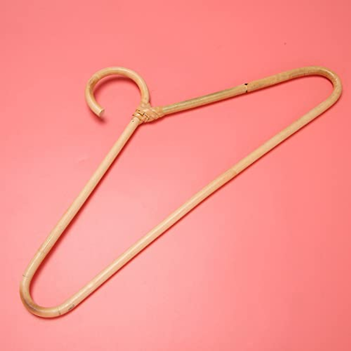 Lodokdre Rattan Clothes Hanger Style,Garments Organizer,Rack Adult Hanger,Room Decoration Hanger for Your Clothes.