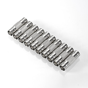 Warmstor 20 Pack BNC Female to BNC Female CCTV Security Camera Adapter Coupler Straight Extender Connector
