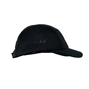 CLAPE Mesh Trucker Baseball Cap 5 Panel Short Brim Dad Hat Black Cooling Breathable Sun Hat Cap
