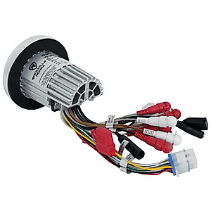 Pair Memphis Audio MXA82TW 8" Marine Wakeboard Tower Speakers/LED+Swivel White Bundle with Rockville RGHR2 Marine Gauge Hole Receiver (2 Items)