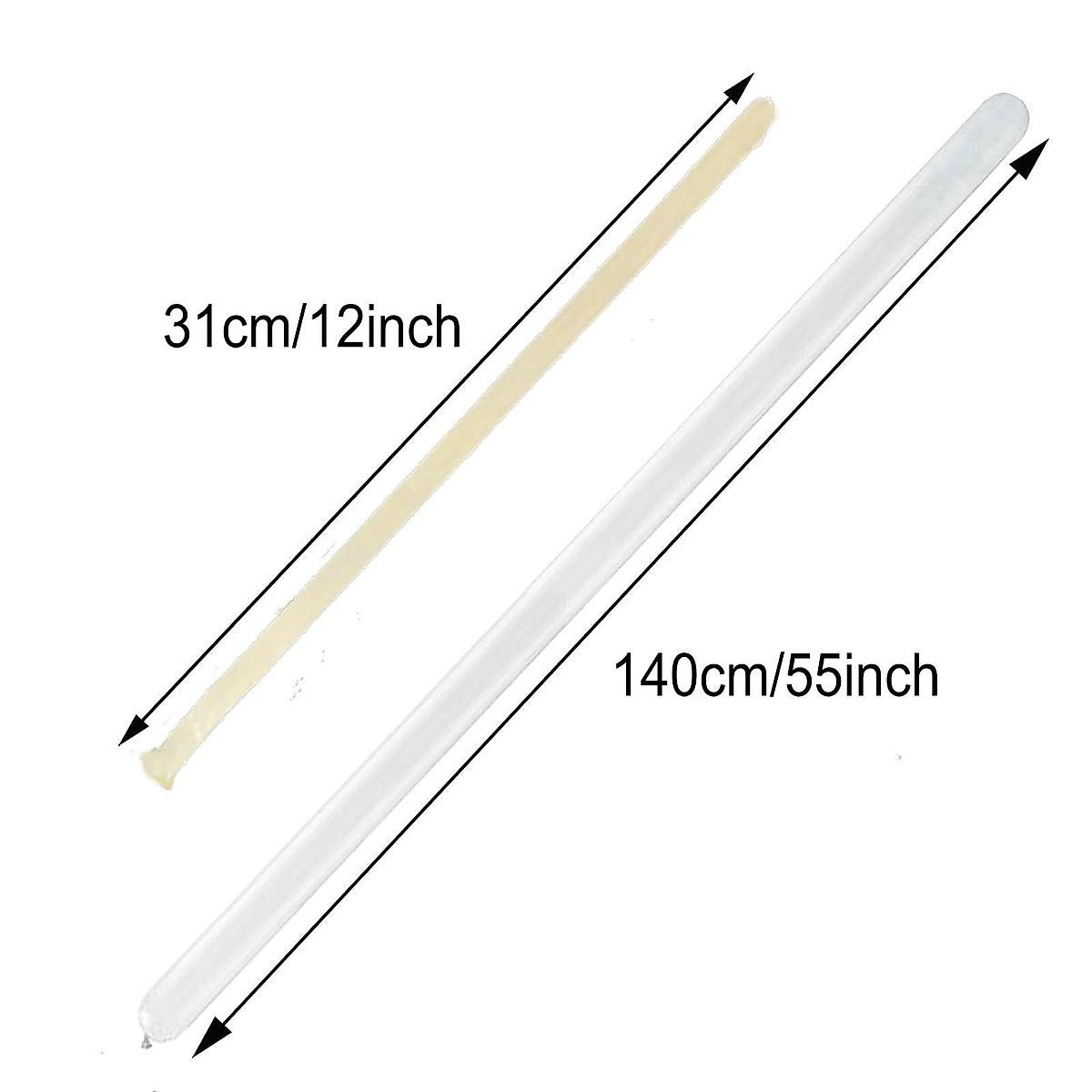 100Pcs 260 Balloons Clear Long Balloons for Balloon, Premium Quality Latex Twisting Balloons for Animals Modeling Christmas Birthday Wedding Party Decorations)