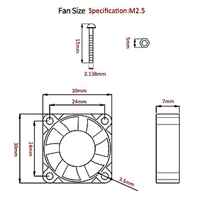 for Raspberry Pi Fan, 4Pcs for Raspberry Pi Cooling Fan Brushless CPU Cooling Fan Heatsink Cooler Connector Separating One-to-Two Interface 3.3V 5V for Raspberry Pi4 Pi3 B+, Pi 3, Pi 2, Pi 1 B+