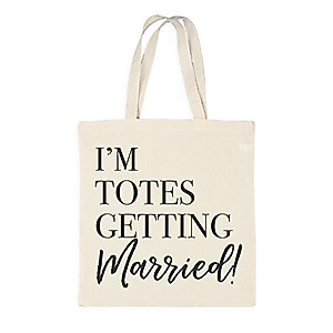 Ivy Lane Design AM1050 Cotton Tote Bag, Getting Married