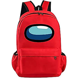 Travel Backpack for Women,Hiking Backpack for Girls,Fishing Backpack for Boys,Backpacks for Teen Girls Red 17In Key chain not included inside