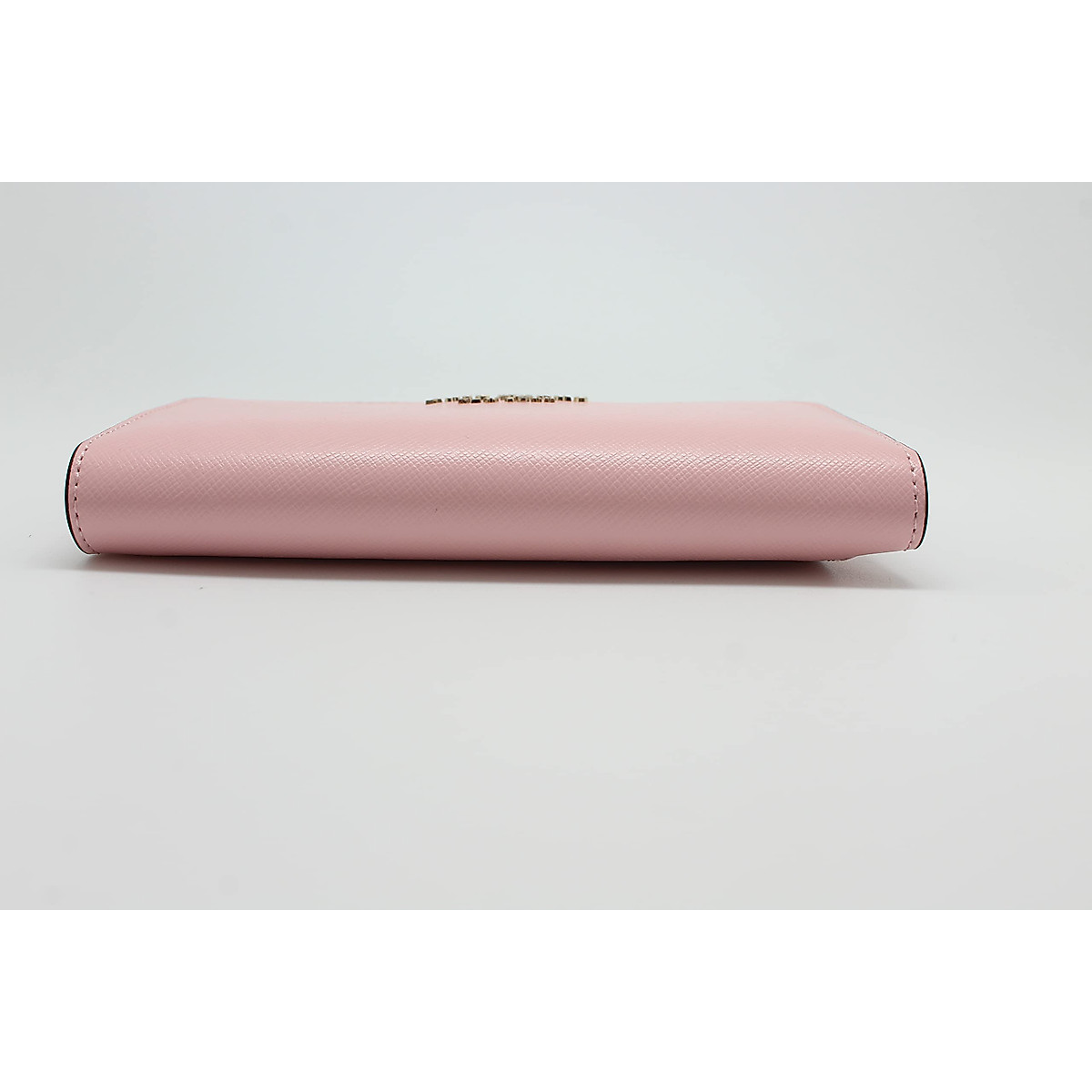 Kate Spade New York Staci Saffiano Leather Large Slim Bifold Wallet Light Crepe