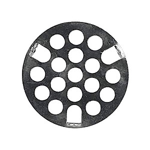 Danco 80062 9D000 1-5/8" Metal Drain Strainer, Chrome, Brass , White