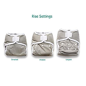 Thirsties Natural One Size Pocket Reusable Cloth Diaper, Snap Closure, Mountain Twilight