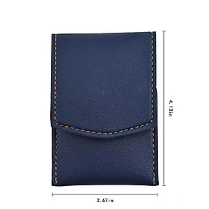 XUSAI Nail Clippers Set , Professional Nail Cutters for Thick Nails, Sharp Sturdy Nail Clippers Set for Men & Women, with Leather Portable Travel Case. (Blue 4 in 1), 50.0 grams