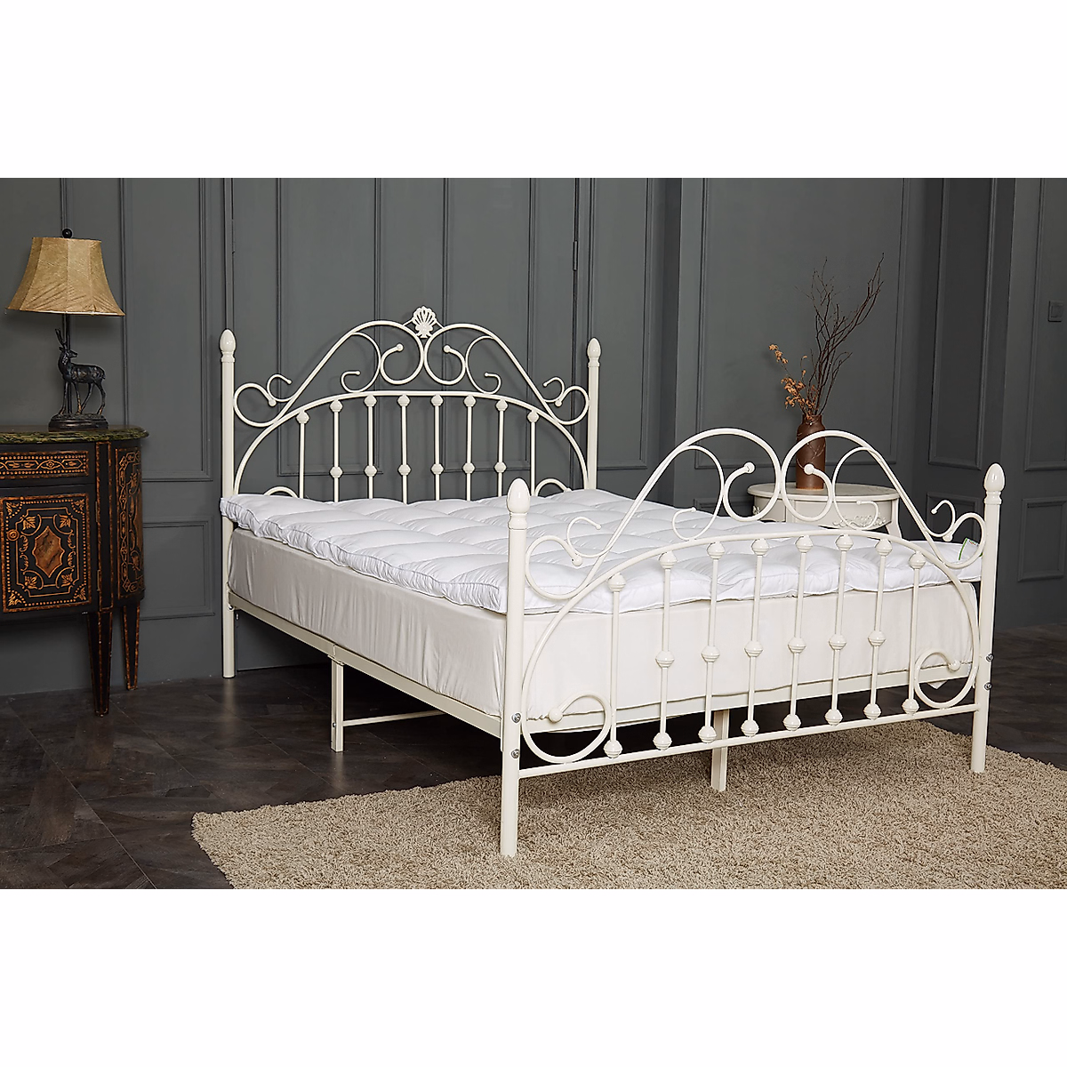 SUFUEE Mattress Topper Twin Size 2 inch Thick Down Alternative Quilted Mattress Cover Soft and Warm Mattress Pad for All Seasons