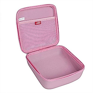 Hermitshell Travel Case for noot Products K11/Elecder i37/POWMEE M1/POWMEE M2/Mpow CH8/iRAG J01/noot Products K22/NIVAVA K8/noot Products K33/iClever/Sonitum Kids Headphones(Only Case) (Pink)