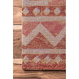 nuLOOM Natura Arwa Crafts Suzani Area Rug, 4' x 6', Sunset