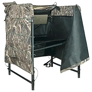 Drake Waterfowl Ghillie Shallow Water Chair Blind Mossy Oak Shadow Grass Habitat