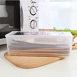 JapanBargain 1962, Japanese Chopsticks Storage Container Box Holds 100 Pair Disposable Chopsticks, Made in Japan