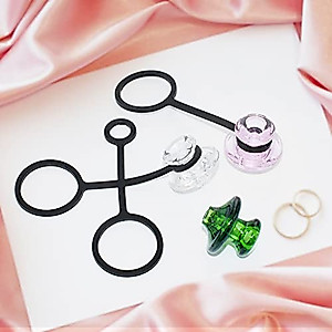 Replacement Accessory Part,Universal Cover with Silicone Case,Green/Pink/Clear (3 PCS）