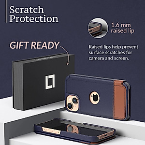 LUPA Legacy Compatible for iPhone 13 Mini Wallet Case - Case with Card Holder - [Slim + Durable] for Women and Men - iPhone 13 Mini Flip Cell Phone case - Faux Leather - Folio Cover - Desert Sky