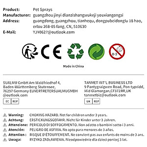 Woyamay No Chew Spray for Dogs 200ML, Bitter Apple Spray for Dogs Stop Chewing Licking of Furniture, Shoes, Bandages, Dog Training & Behavior Aids Spray, Indoor & Outdoor Use, No Alcohol & Trace