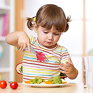 YUSDEE Kitchen Cooking Tongs 7.1inch Mini Stainless Steel clamp With Hand-Shaped Silicone Head Used For Home Cooking Wil Garden Barbecue Grilling Locking Food Tongs (Light Blue)