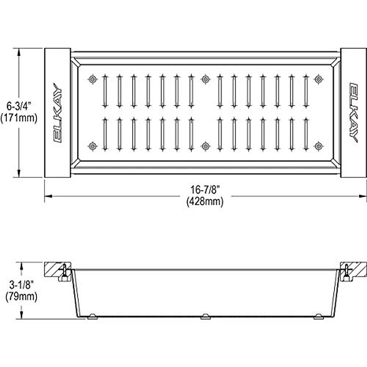 Elkay LKC0717SS Colander, Polished Satin