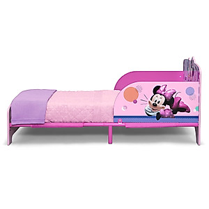 Delta Children Wood and Metal Toddler Bed, Minnie Mouse